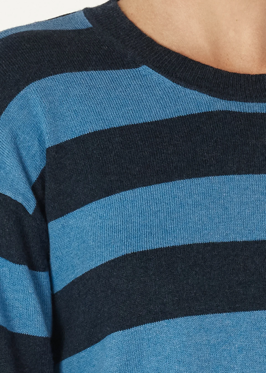 ZAKET & PLOVER BLOCK STRIPE CREW DENIM – Alainn Mae
